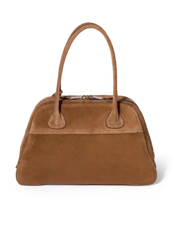 Miu Miu Vivant Suede Bag - Brown