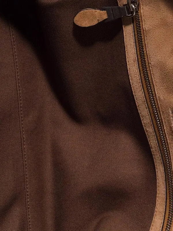Miu Miu Vivant Suede Bag - Brown