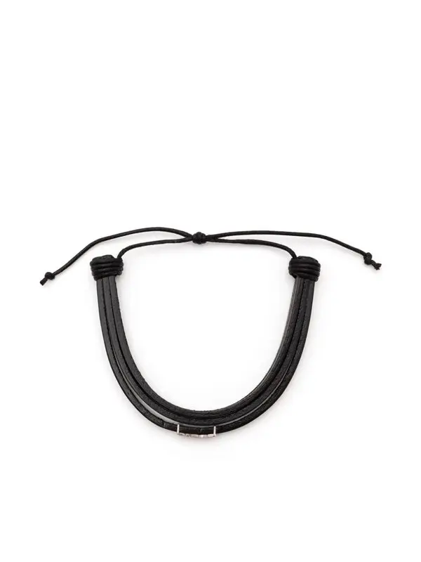 Saint Laurent Cassandre Leather Bracelet - Multicolor