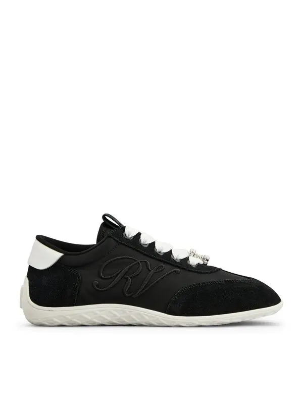 ROGER VIVIER Viv Low Suede Sneakers - Multicolor