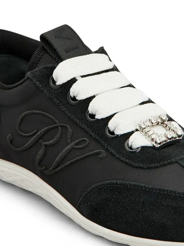 ROGER VIVIER Viv Low Suede Sneakers - Multicolor