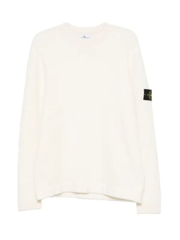 Stone Island Wool Blend Crewneck Sweater - Multicolor