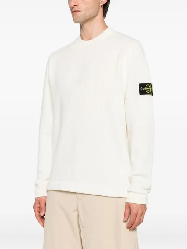 Stone Island Wool Blend Crewneck Sweater - Multicolor