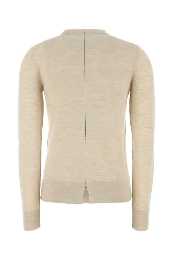 Burberry Sand Wool Cardigan