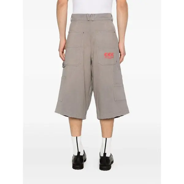 WILLY CHAVARRIA Grey Shorts Cargo Shorts