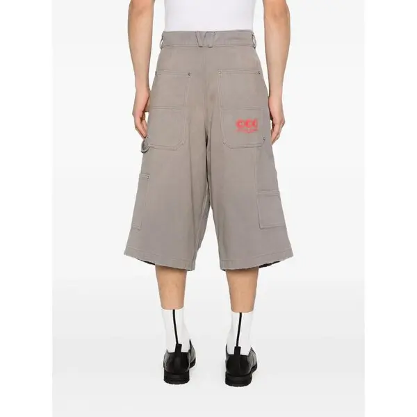 WILLY CHAVARRIA Grey Shorts Cargo Shorts