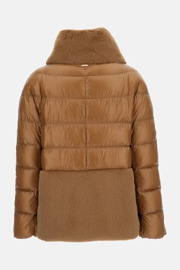 Herno Faux Fur Down Jacket