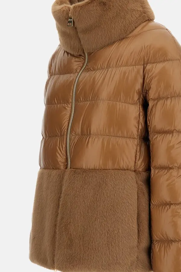 Herno Faux Fur Down Jacket