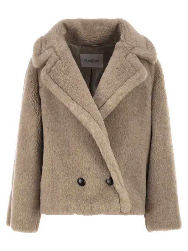 Max Mara Mxmcambusa Alpaca And Cashmere Teddy Coat - Cream
