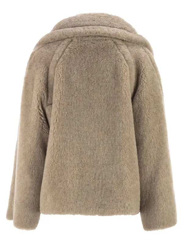 Max Mara Alpaca And Cashmere Teddy Coat - Cream