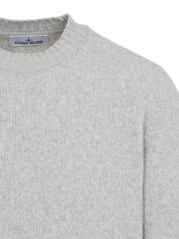 Stone Island Wool Blend Crewneck Sweater - Multicolor
