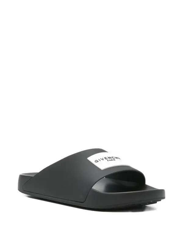 Givenchy Label Pool Slides - Multicolor