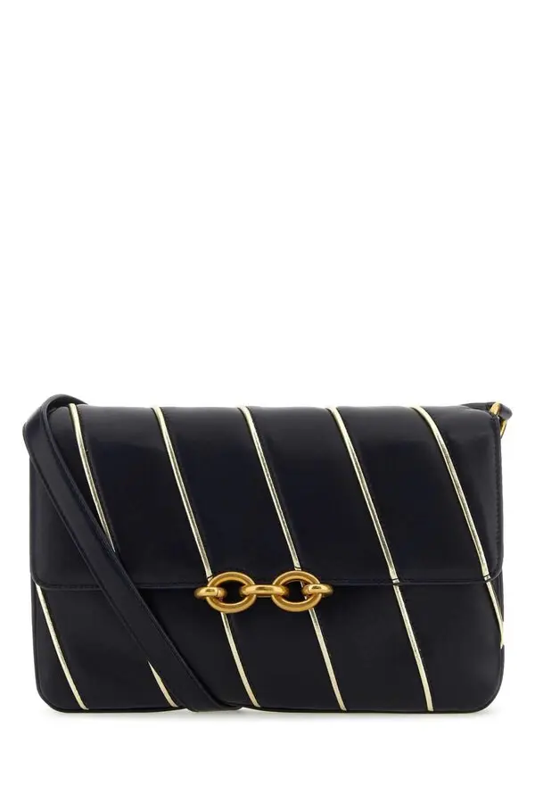 Saint Laurent Two-tone Leather Le Maillon Shoulder Bag - Multicolor