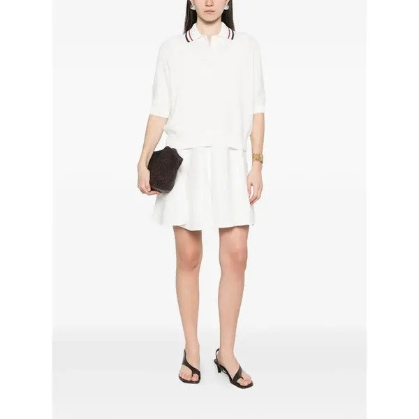 Brunello Cucinelli Neutrals Tops Polo Tops