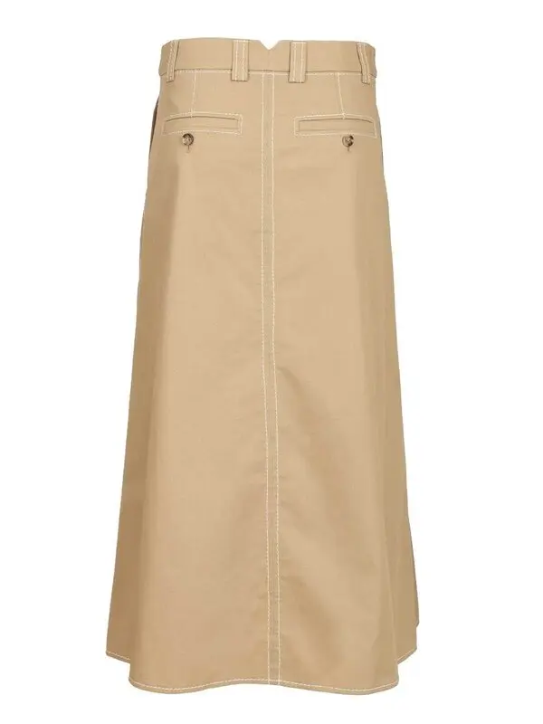 AMI Paris Long A-line Skirt
