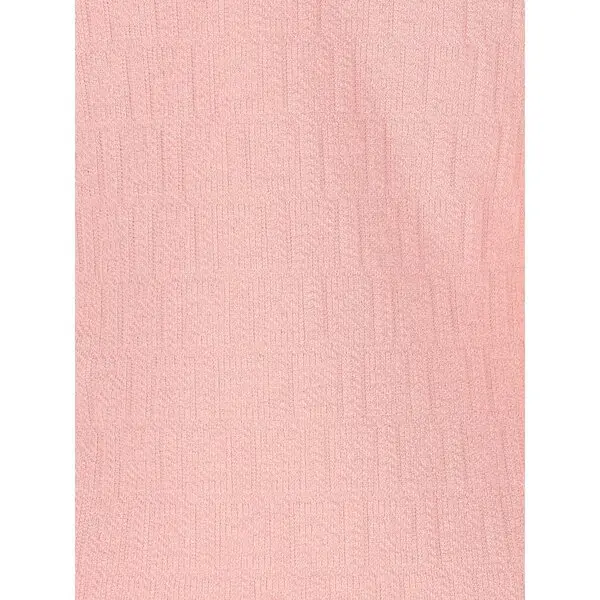 Fendi Short Sleeve Polo Collar Day Dress - Pink