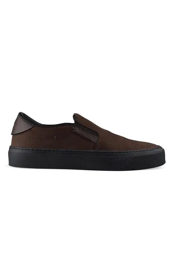 Moncler Monclub Slip-on Sneakers - Brown