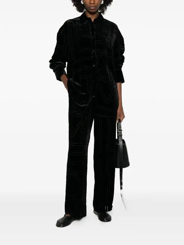 TOTEME Pajama Pants - Black