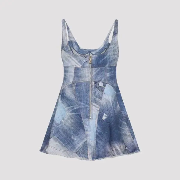 Roberto Cavalli Cotton Mini Dress