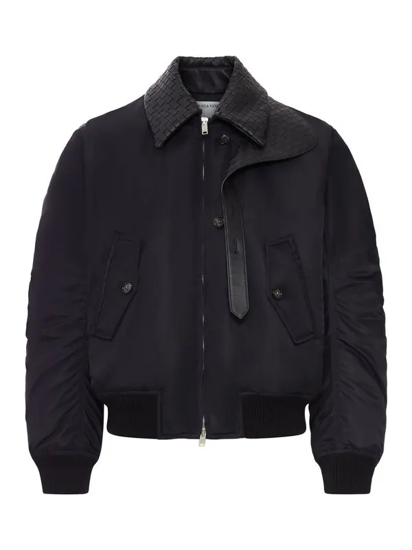 Bottega Veneta Padded Nylon Bomber - Multicolor