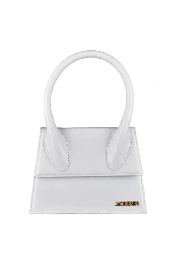 Jacquemus Leather Le Grand Chiquito Bag - White