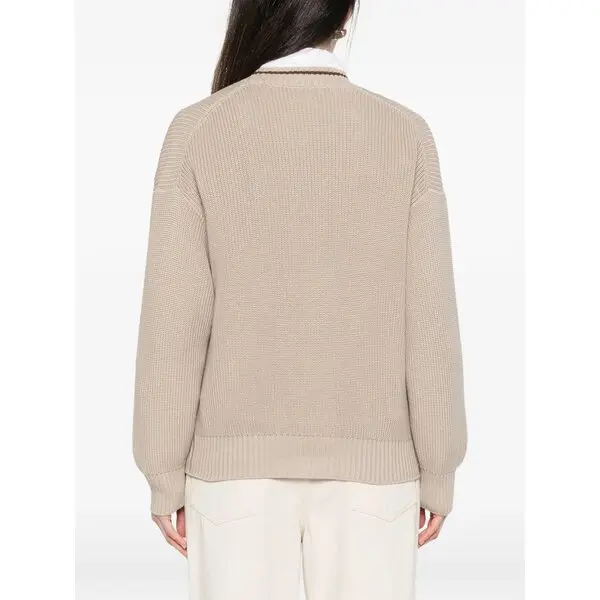 Brunello Cucinelli Neutrals Knitwear Cardigans