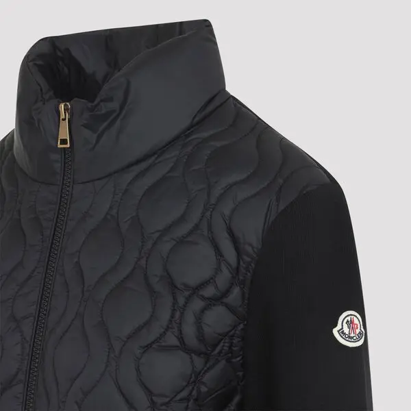 Moncler Quilted Zip-up Cardigan