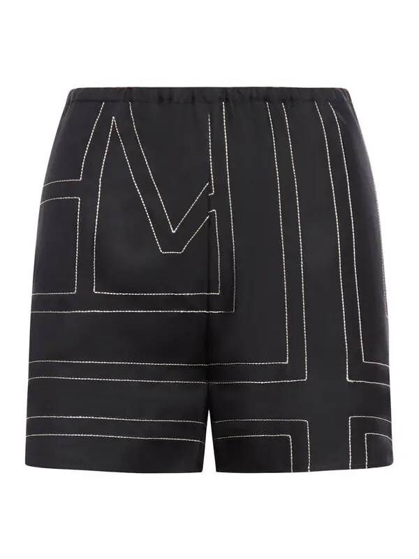 TOTEME Shorts Monogram In Seta