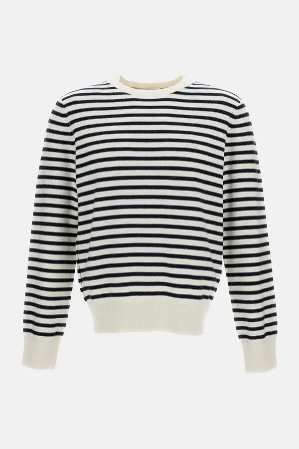 A.p.c. Striped Cotton-blend Pullover - Multicolor