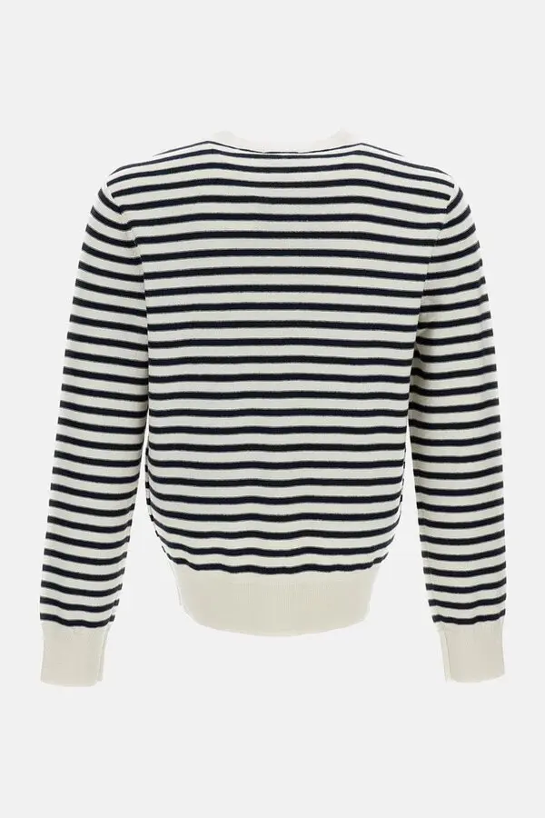 A.p.c. Striped Cotton-blend Pullover - Multicolor