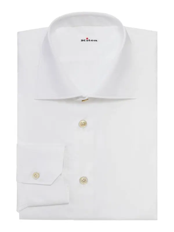 Kiton Classic Organic Cotton Shirt - White