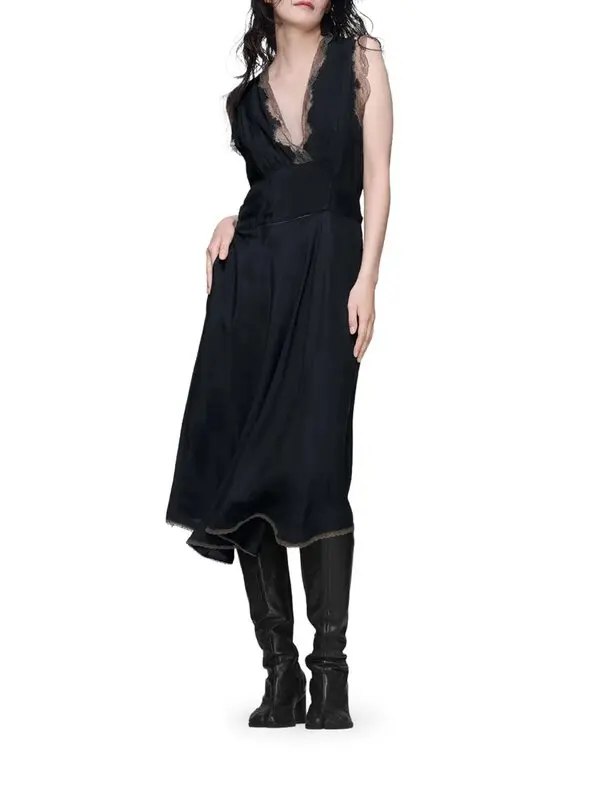 MAISON MARGIELA Silk Midi Dress