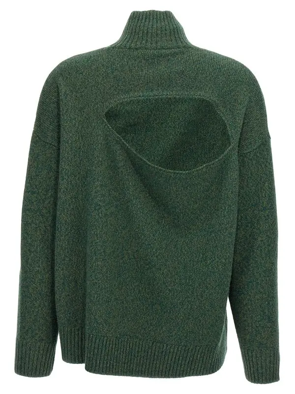 Victoria Beckham Convertible Wool-cashmere Sweater