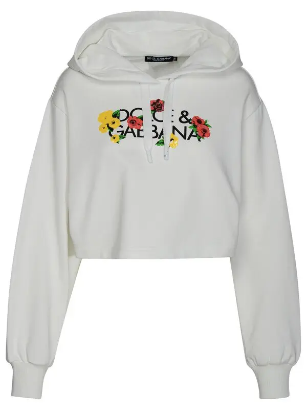 Dolce & Gabbana Cotton Sweatshirt - White