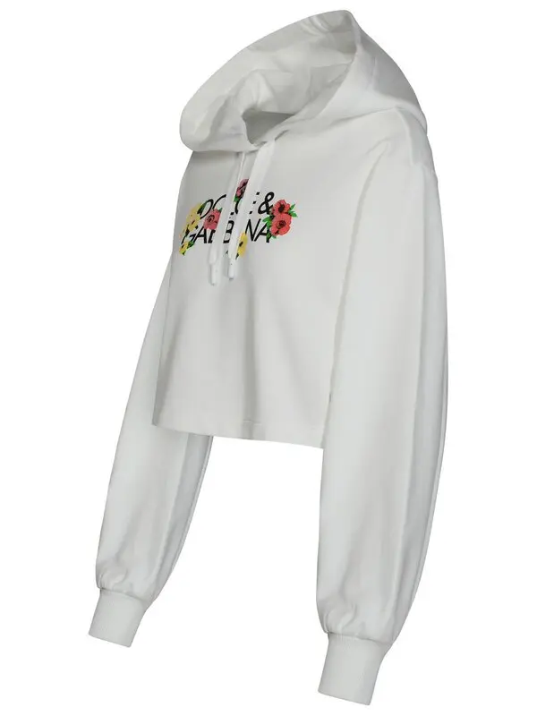 Dolce & Gabbana Cotton Sweatshirt - White