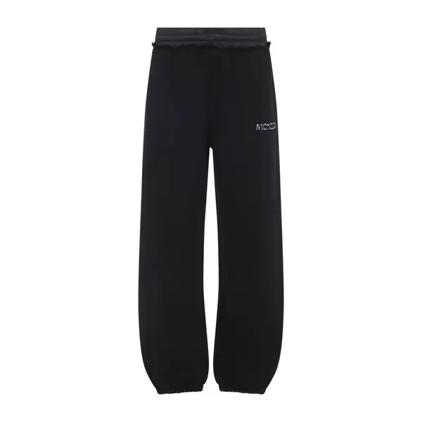 Moncler Cotton-blend Track Pants - Black