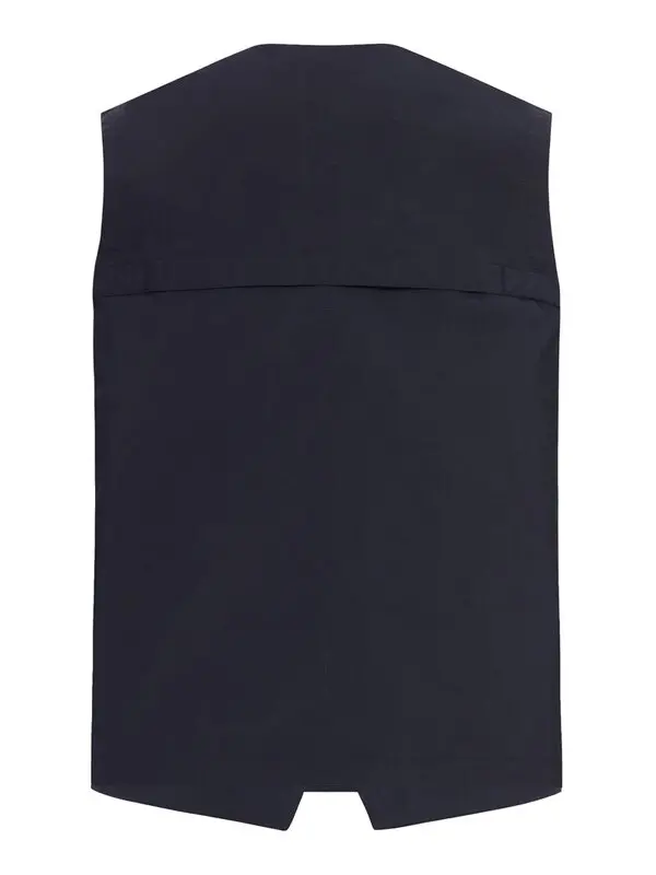Stone Island Technical Vest With Double-slider Zip
