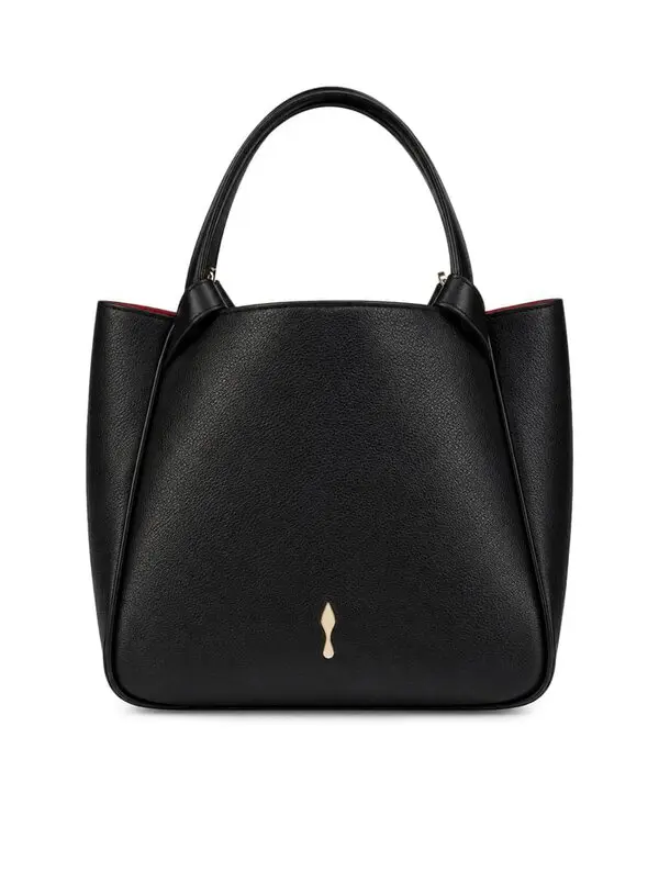 CHRISTIAN LOUBOUTIN Bettina Mini Calfskin Tote Bag - Black