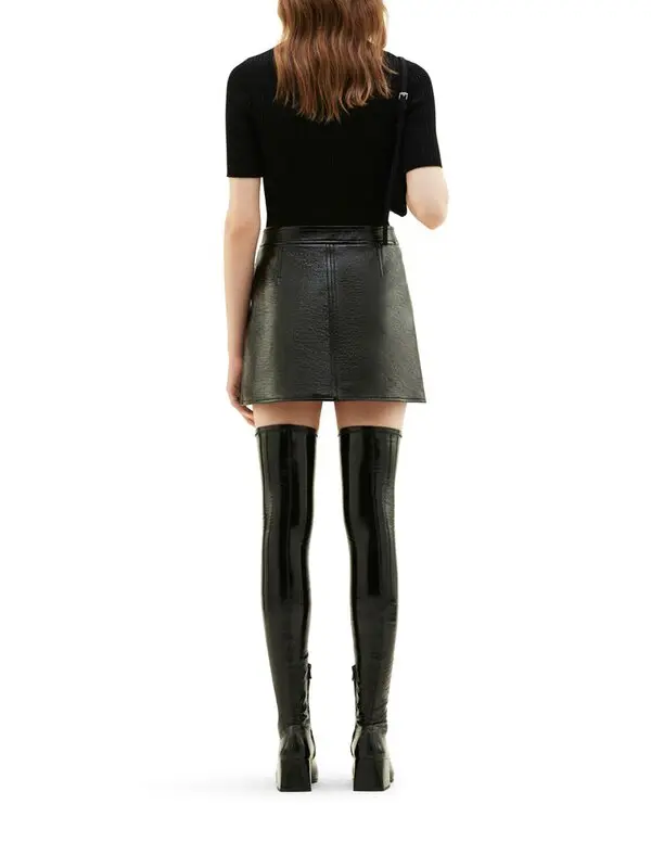 COURREGES Reedition Vinyl Mini Skirt