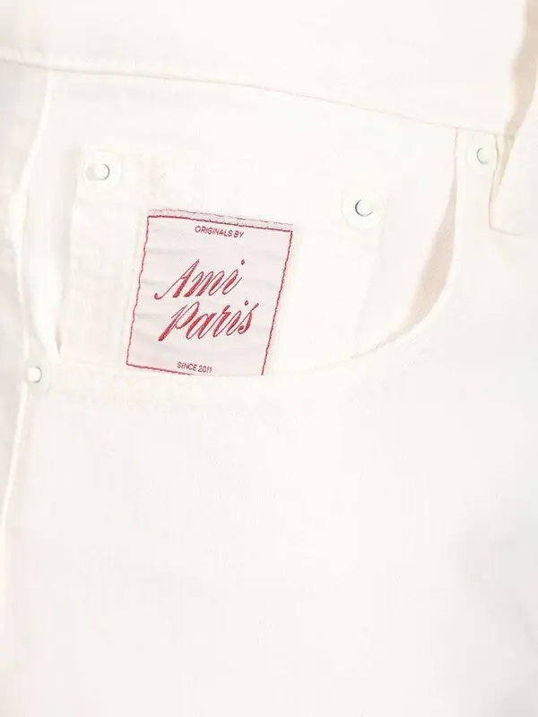 AMI Paris Cotton Twill Shorts