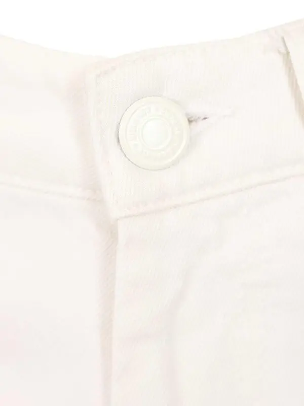 AMI Paris Cotton Twill Shorts - White