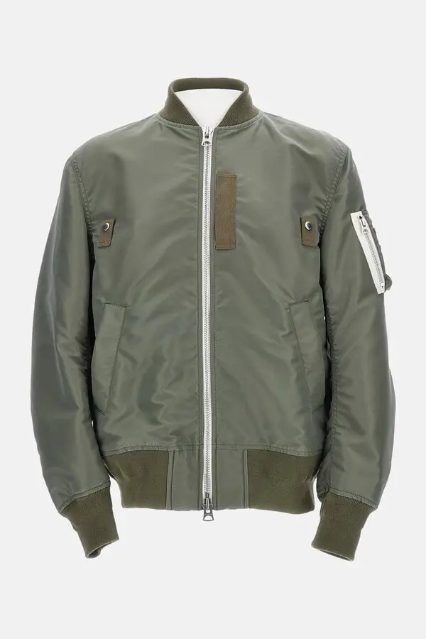 Sacai Nylon Bomber Jacket - Multicolor