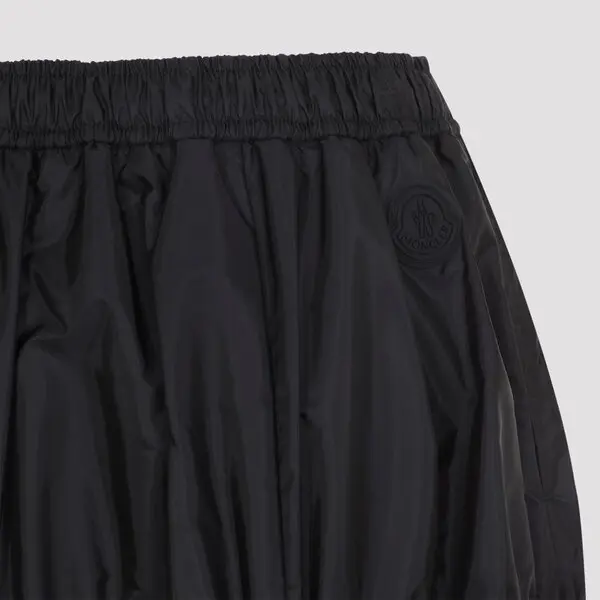 Moncler Technical Polyamide Maxi Skirt - Black