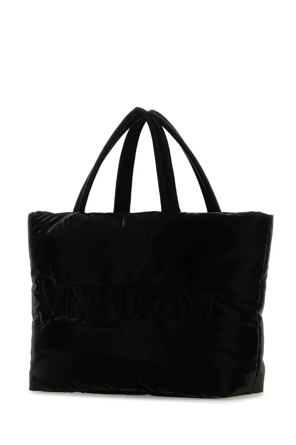 Saint Laurent Nylon Shopping Bag - Black