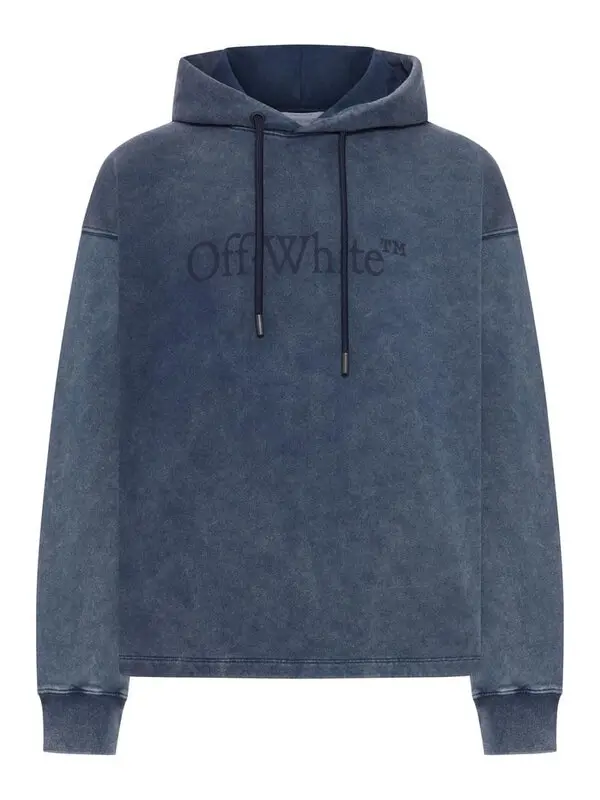 Off-White Laundry Loose Hoodie - Blue