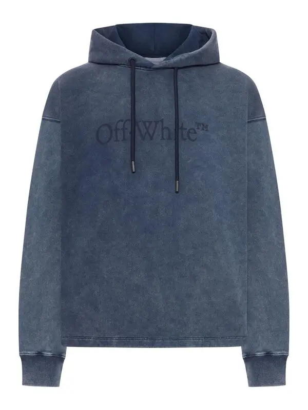 Off-White Laundry Loose Hoodie - Blue