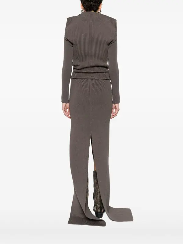 Rick Owens Wool Off-shoulder Sweater - Multicolor