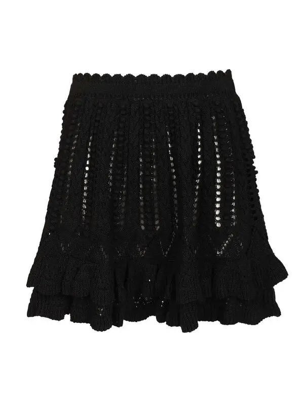 Isabel Marant Étoile Nelle Mini Skirt - Black