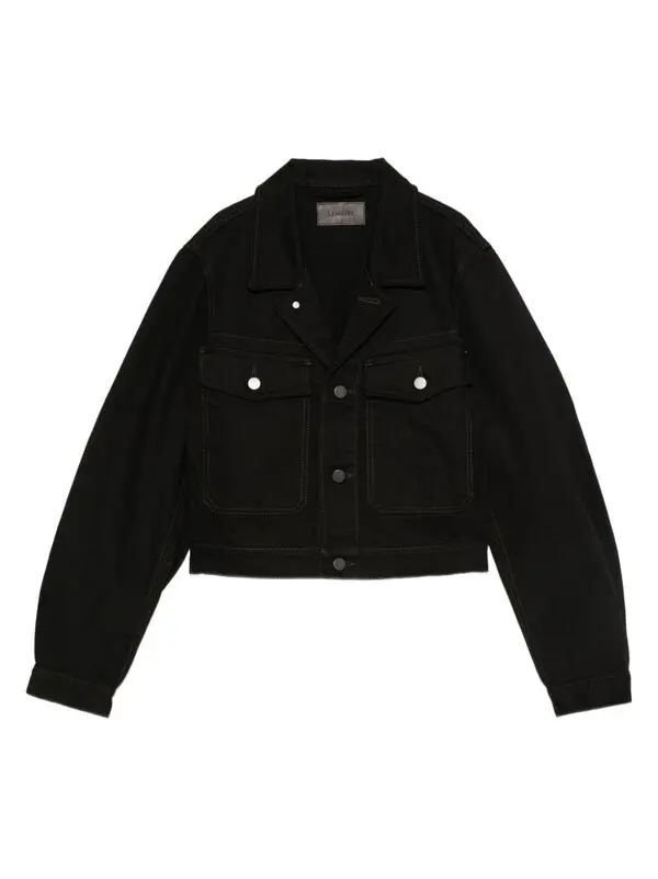 LEMAIRE Cotton Cropped Jacket - Multicolor