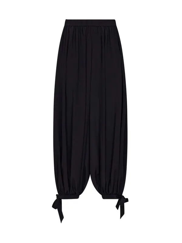Chloé Silk Crêpe De Chine Fluid Harem Trousers - Multicolor